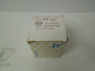 Eagle 28 - 1/2" Plastic Bushings with screw-on washer (50 per box ...