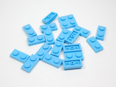 LEGO 20 Medium Azure 1x2 Plates N11 | eBay