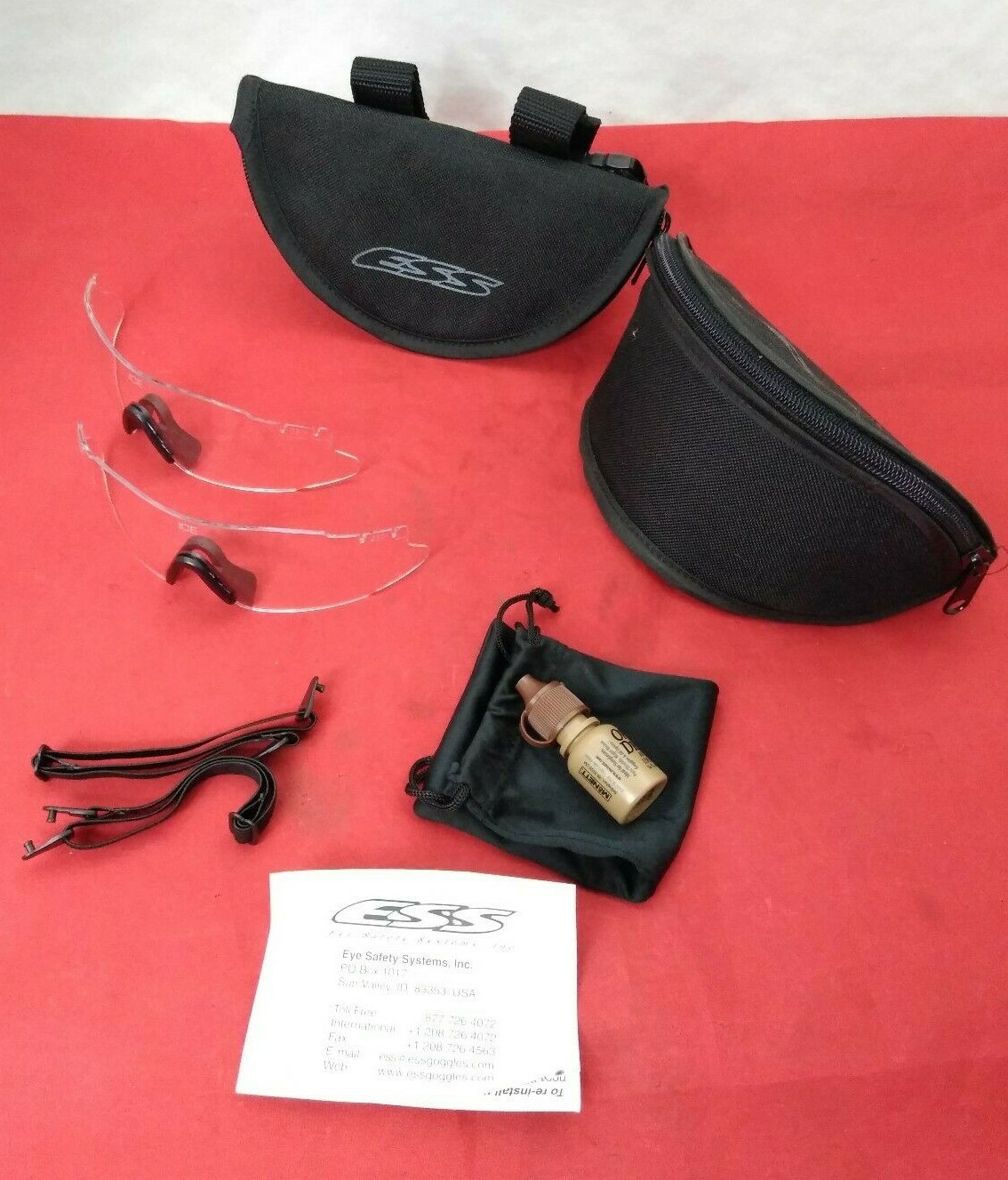 ESS ICE-ONE Eyeshield Safety Glasses Replacement Lens' / Clear / 740 ...