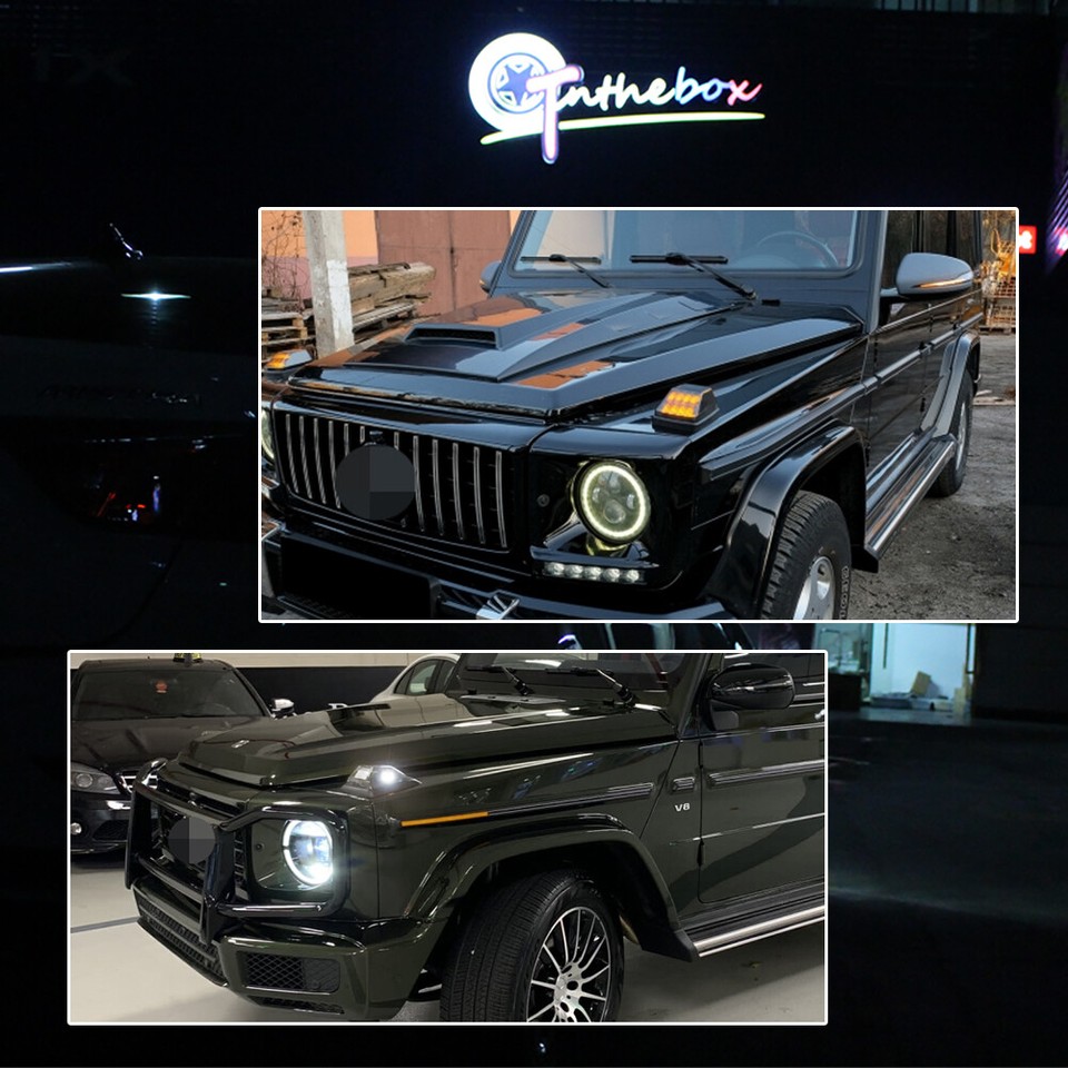 SMOKED SEQUENTIAL LED TURN SIGNAL LIGHTS for MERCEDES G-CLASS W463 G63 ...