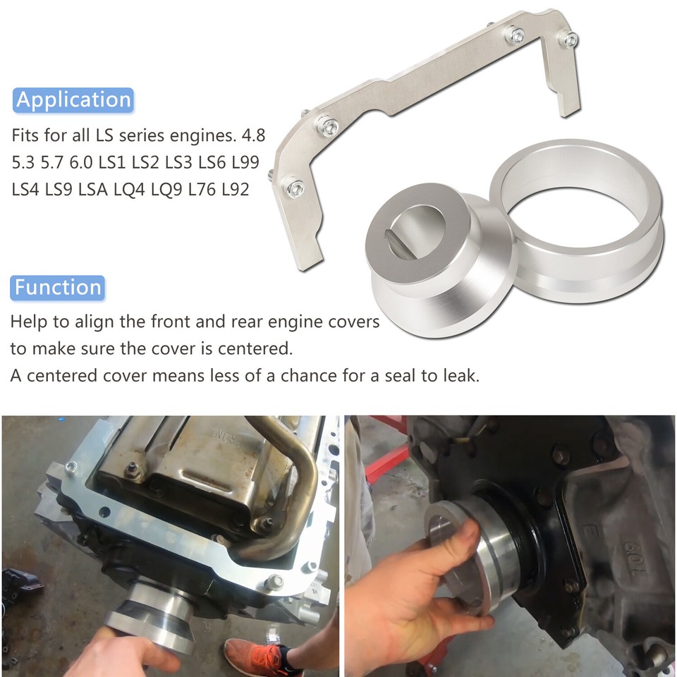 Front and Rear Cover Alignment Tool & Oil Pan Alignment Tool for LS Engines