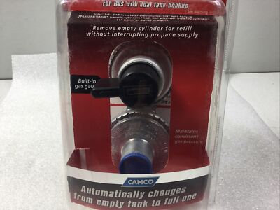NEW CAMCO 59005 PROPANE DOUBLE STAGE RV DUAL TANK AUTO CHANGEOVER ...