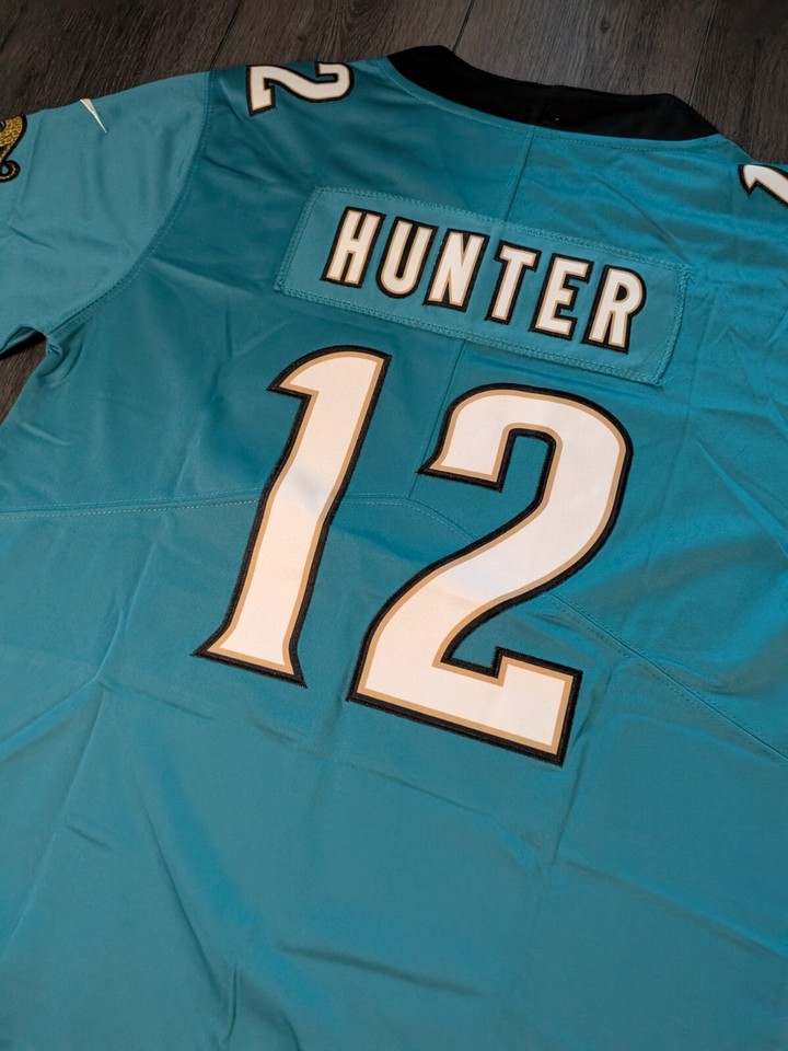 Travis Hunter #12 TEAL Jacksonville Jaguars 2025 Stitched Football ...