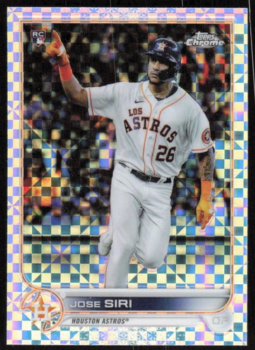 2022 Topps Chrome X-Fractor #204 Jose Siri RC - FREE SHIP | eBay