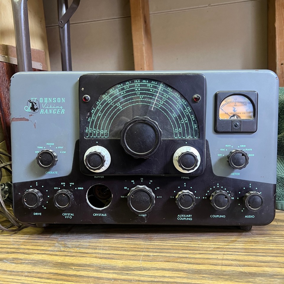 Johnson VIKING RANGER Transmitter HAM Radio Untested | eBay