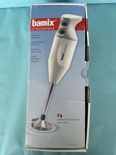 Bamix M-133 Swiss Made Mono 2 Speed Hand Immersion Blender Deluxe Wand ...