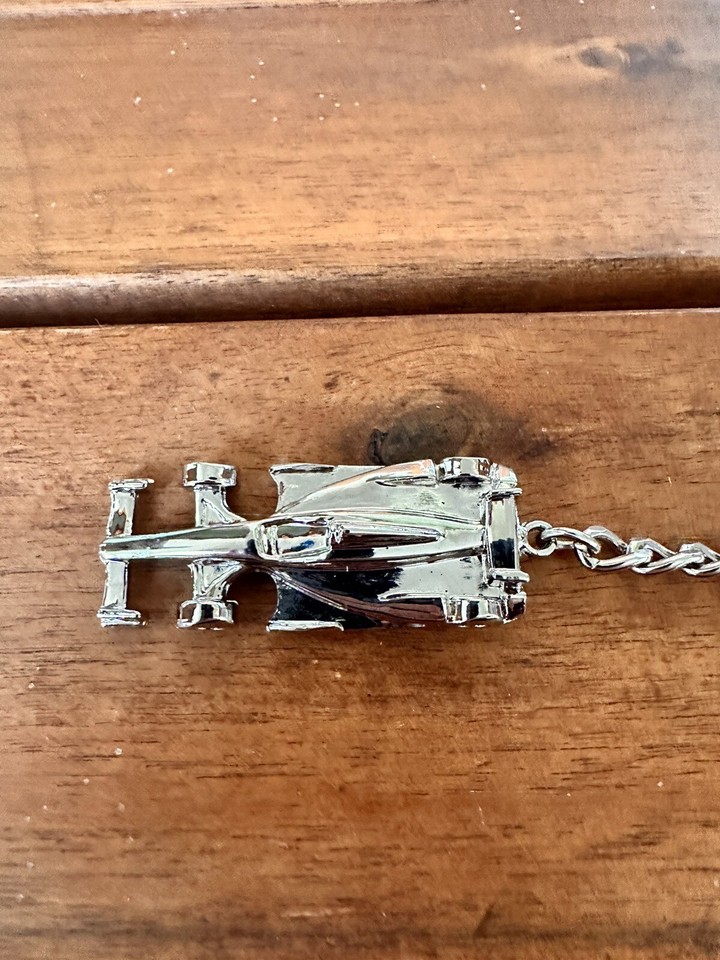 Indy 500 Race Car Keychain Open Wheel Racing Chrome F1 Auto Driver Fan ...