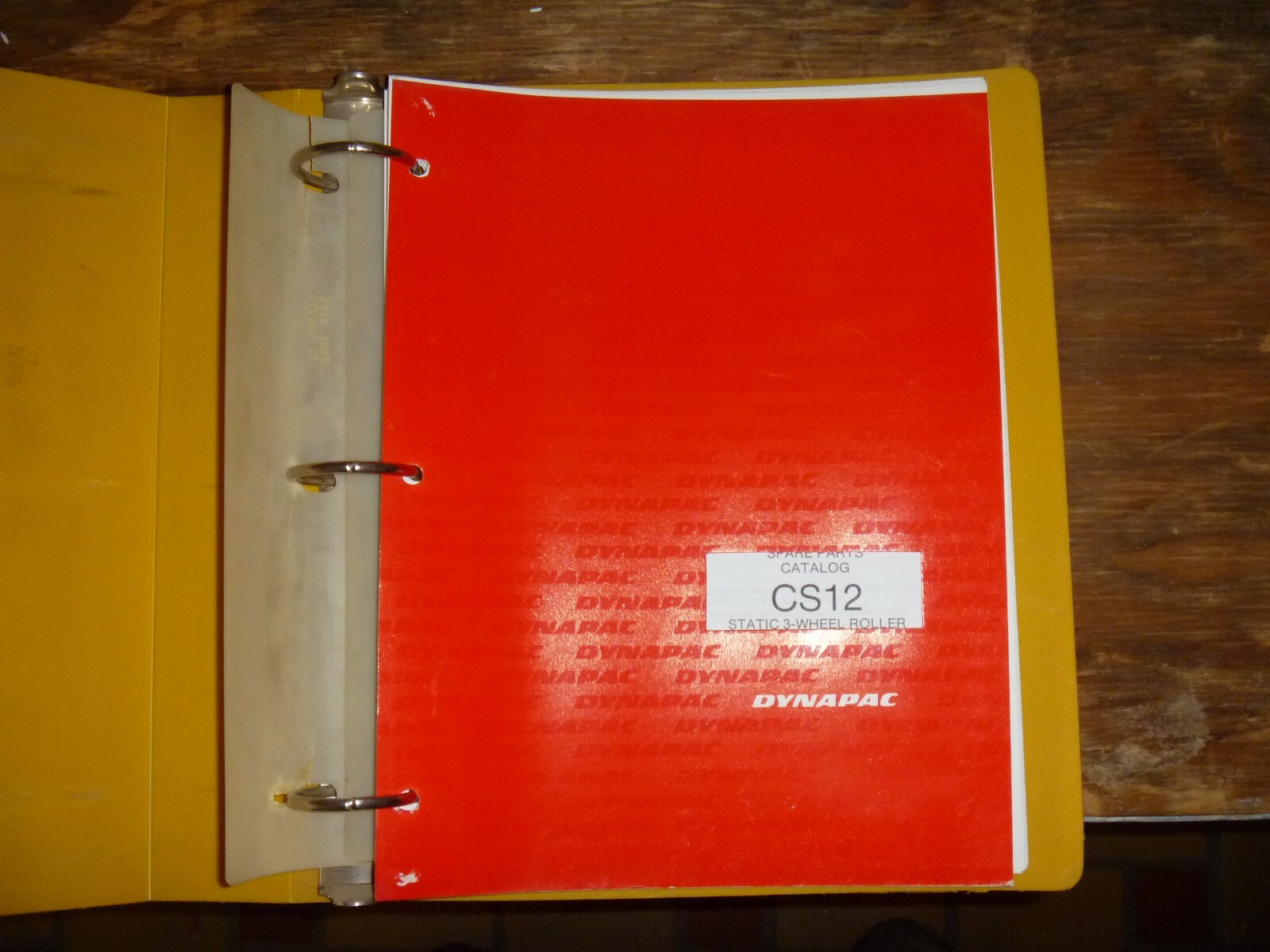 Dynapac CS12 Static 3-Wheel Roller Parts Catalog Manual | eBay