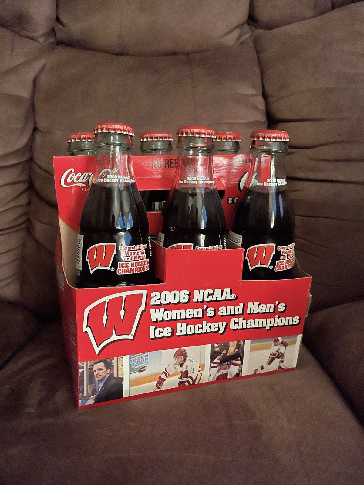 Wisconsin Badgers Men’s/Women’s Hockey 2006 Coca-Cola Coke Ltd Edition ...