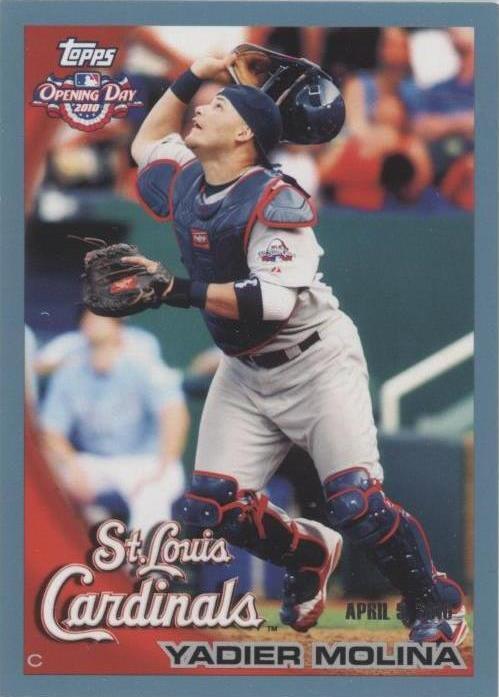 2010 Topps Opening Day - Yadier Molina #193 Blue /2010 for sale online ...