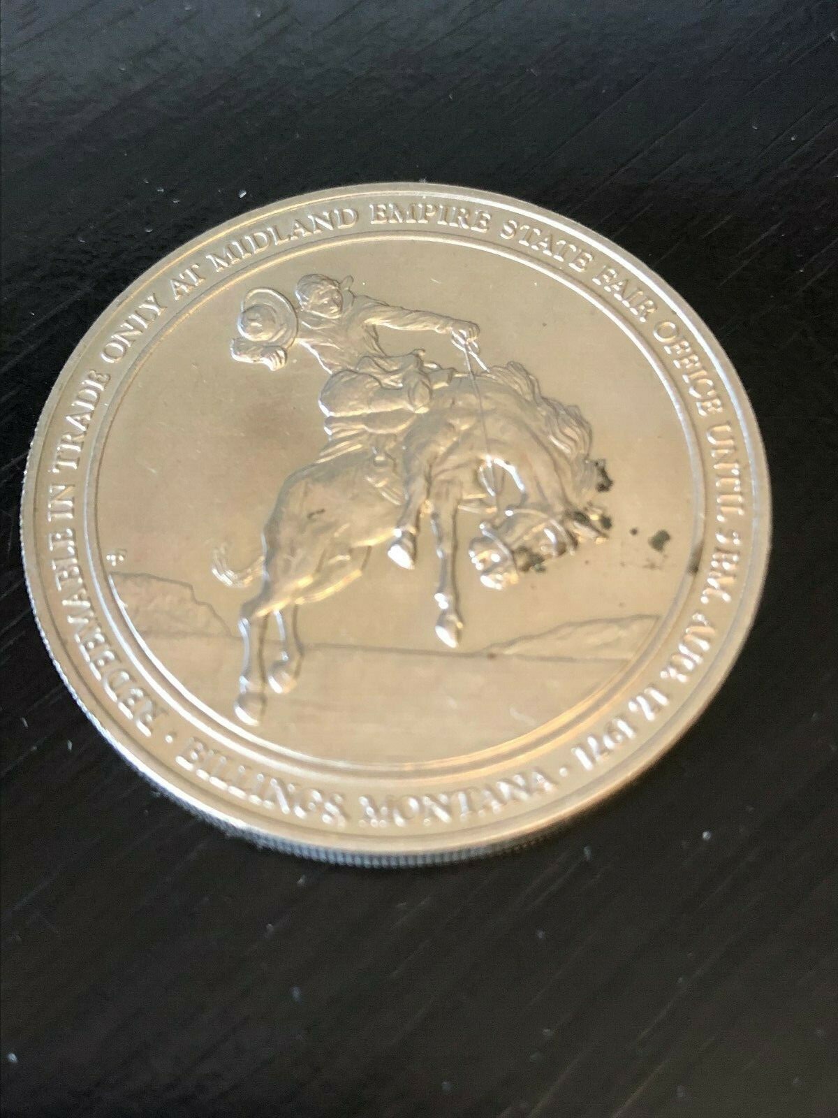 Midland Empire State Fair 1971 Coin Token Charles M. Russell Billings ...