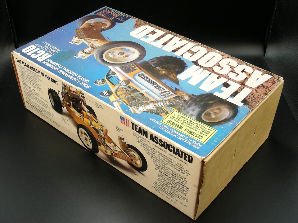 Vintage 1986 Team Associated RC10 6000-6020 Buggy Cadillac EMPTY KIT ...
