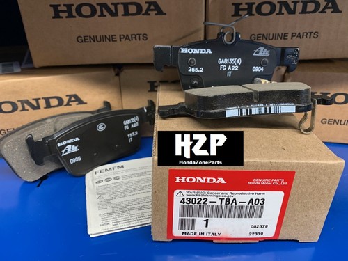 43022-TBA-A03 GENUINE OEM HONDA 2016-2020 CIVIC REAR BRAKE PADS | eBay