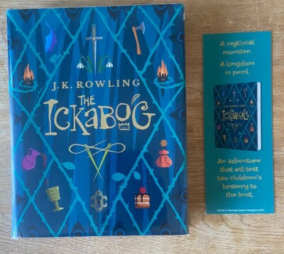 The Ickabog by JK Rowling Harry Potter Author First Edition + Bookmark ...