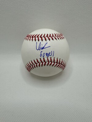 CHRISTOPHER MINTZ-PLASSE SIGNED ROMLB BASEBALL MCLOVIN AUTOGRAPHED JSA ...