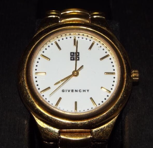 Givenchy Quartz Women's Round White Dial 30mm Analog Vintage Watch ...