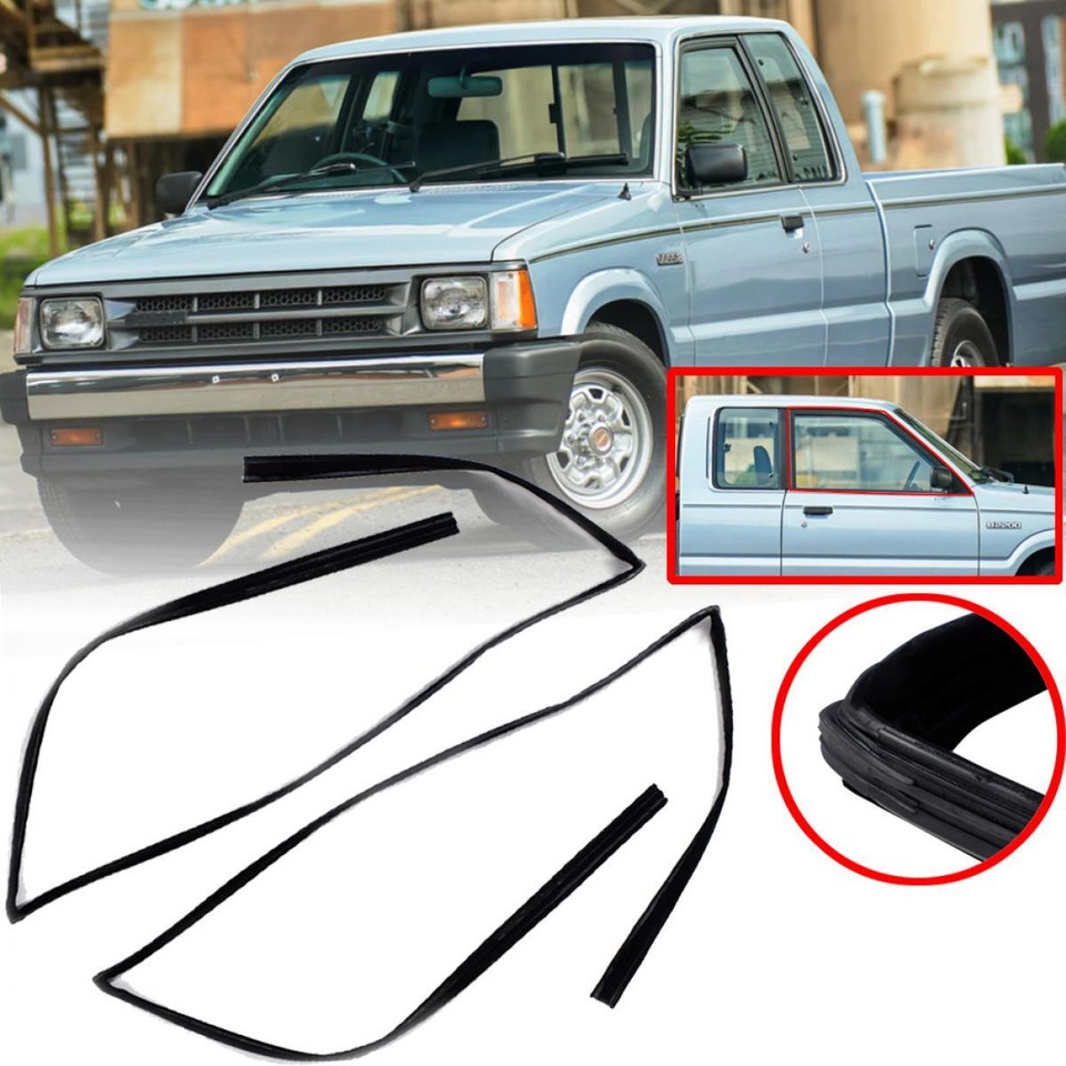 Window Glass Run Channel Direct Fit For Mazda B2000 B2200 B2600 1986 ...