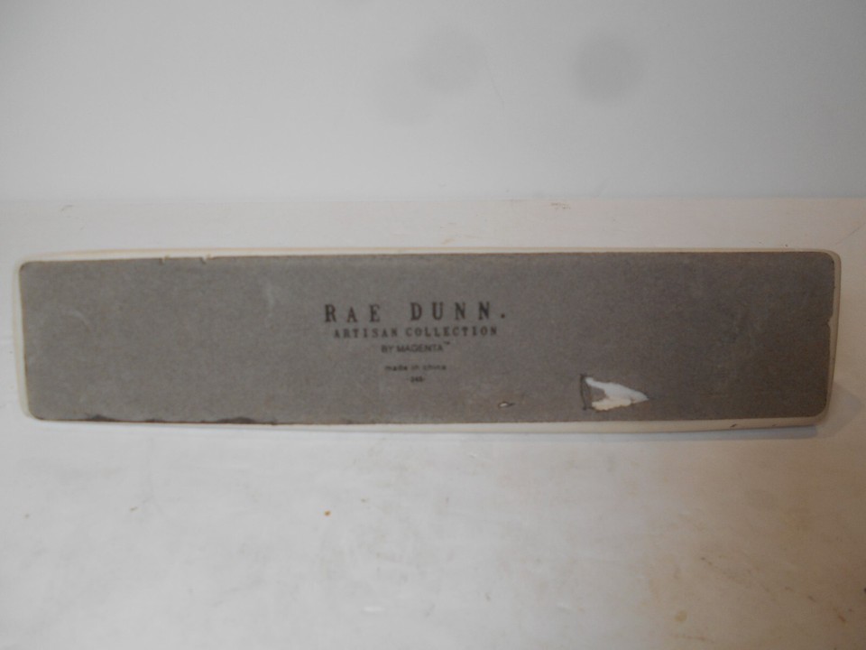 Rae Dunn LIVE LOVE TEACH Desk Sign Plaque Office Paper Weight Artisan ...