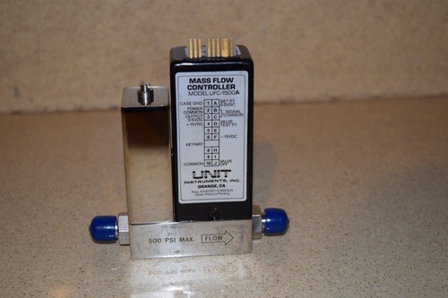 UNIT INSTRUMENTS MASS FLOW CONTROLLER MODEL UFC-1500A RANGE 10 SLM H2 ...