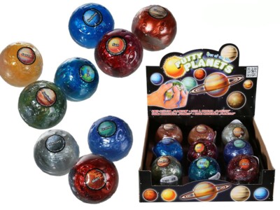 Planet Putty Solar System Bright Colourful Toy Novelty Child's Kids ...