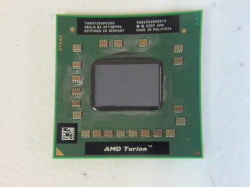 AMD Turion 64X2 RM-72 2.1GHz AMD64 & HyperTransport Technology ...
