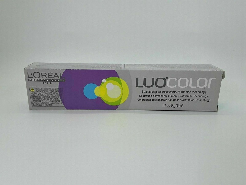 Loreal LuoColor Permanent Nutrishine Technology Hair Color Cream ~ 1.7 ...