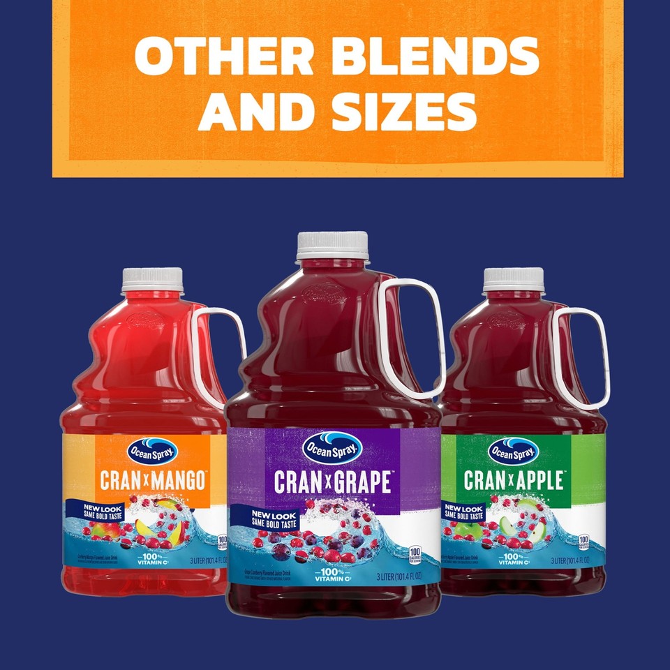 (3 pack) Ocean Spray® Cran-Mango™ Cranberry Mango Juice Drink | eBay