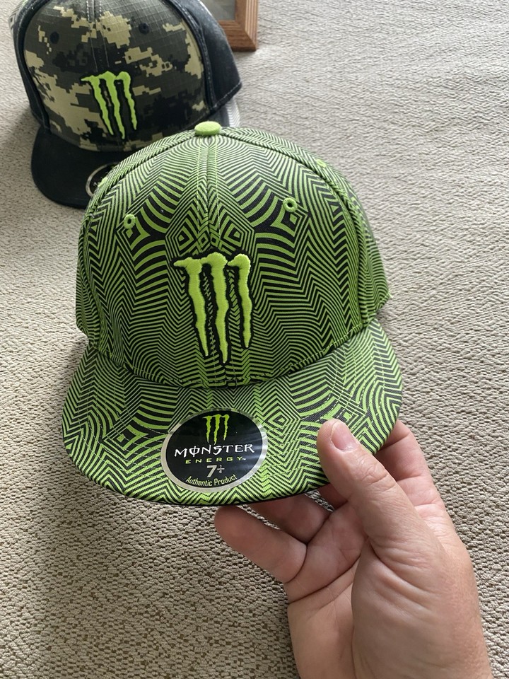 Monster Energy hat new era fitted cap Autographed By BMX Rider (9) With ...