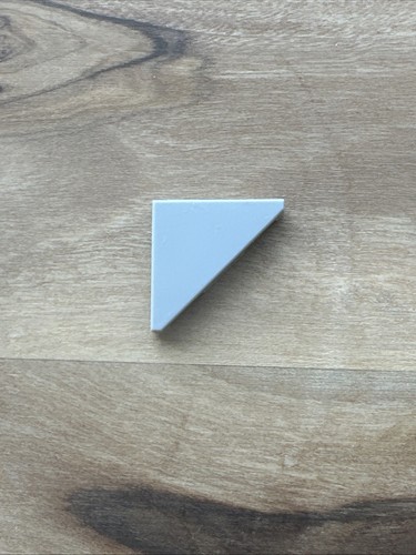 LEGO Piece: 1 count light bluish gray Tile, Modified 2 x 2 Triangular ...
