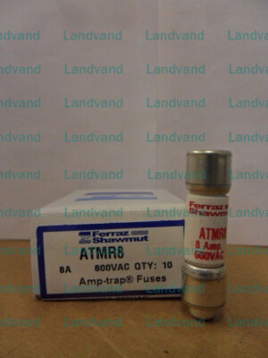 New Lot Ferraz Shawmut ATMR8 ATMR 8 8 Amp Fuses 600V NIB | eBay