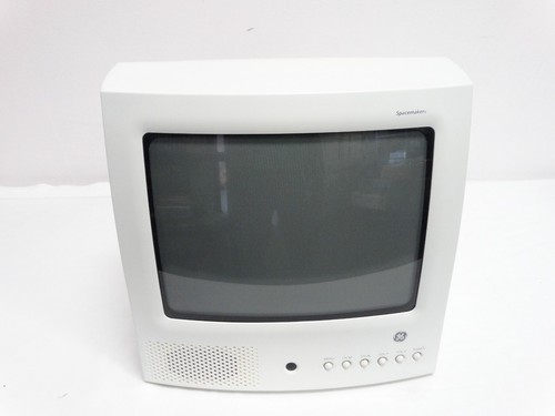 Vintage GE 09GP344 Spacemaker 9" Retro Gaming CRT TV No Remote Tested ...
