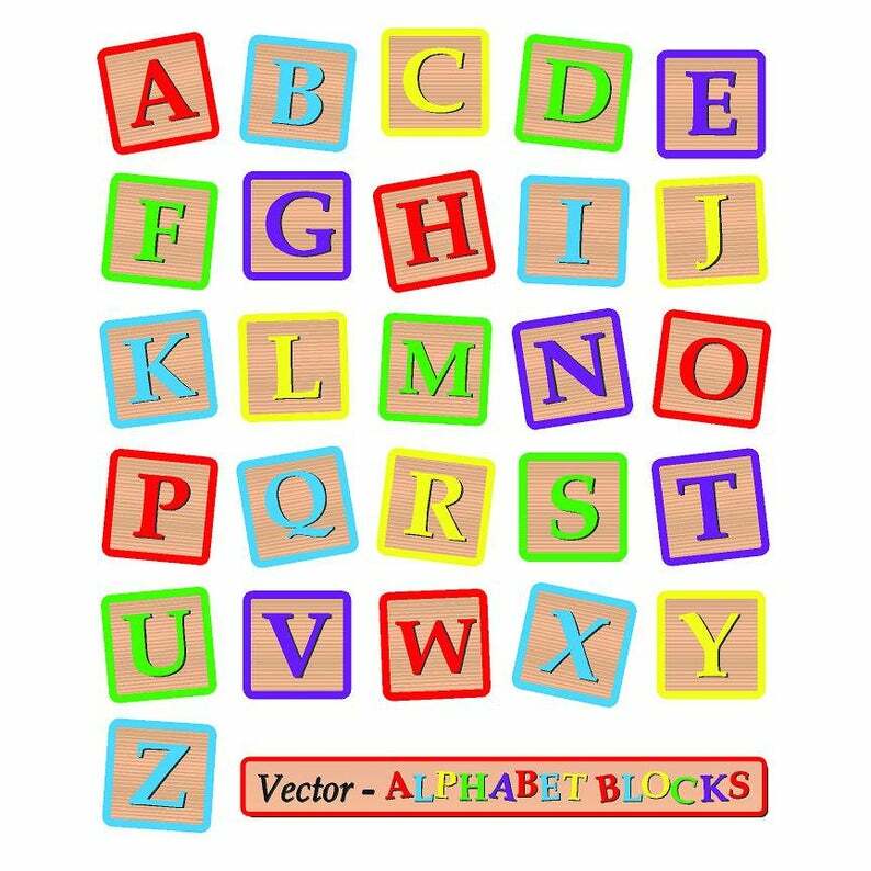 Alphabet In Block Letters