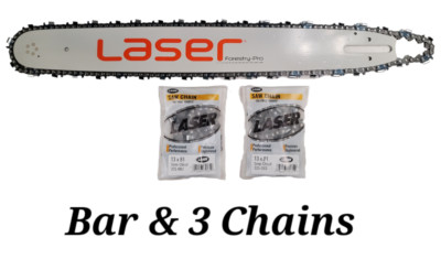 20" Chainsaw Bar And 3 Chains Fits Stihl MS271, MS290, MS291, .325x ...