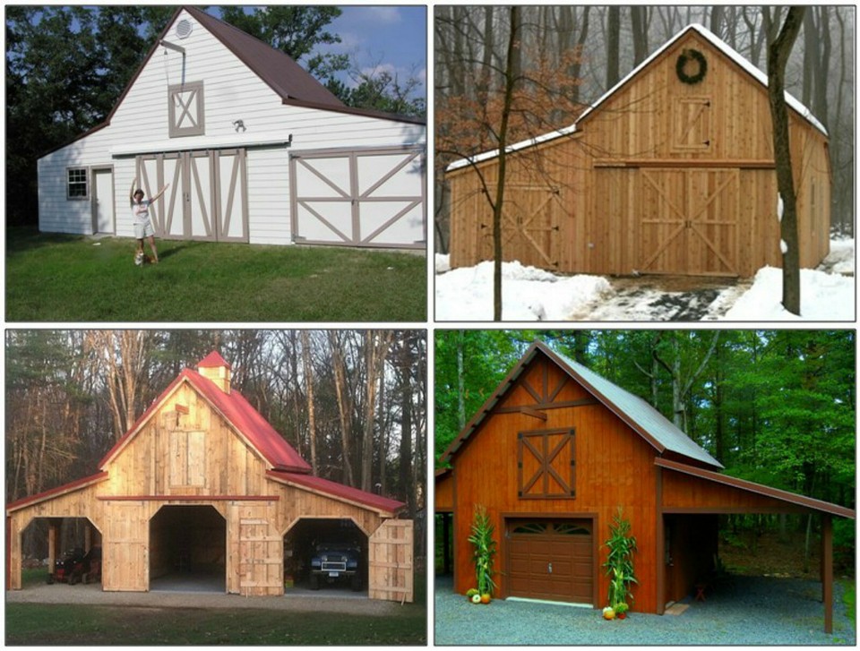 Maple Car Barns with Lofts: 3 Complete Sets of Pole-Barn Plans (eB ...