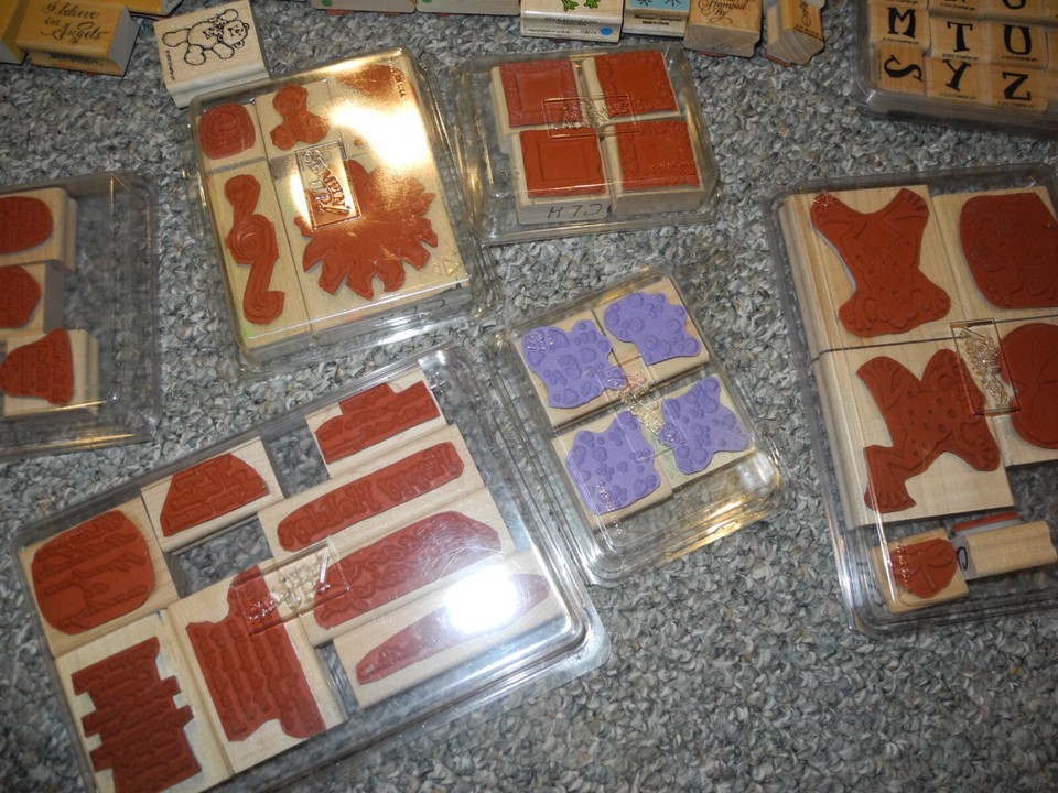 Huge Stampin Up Lot of Stamp Sets Classic Stamp Dies Many Other Items ...