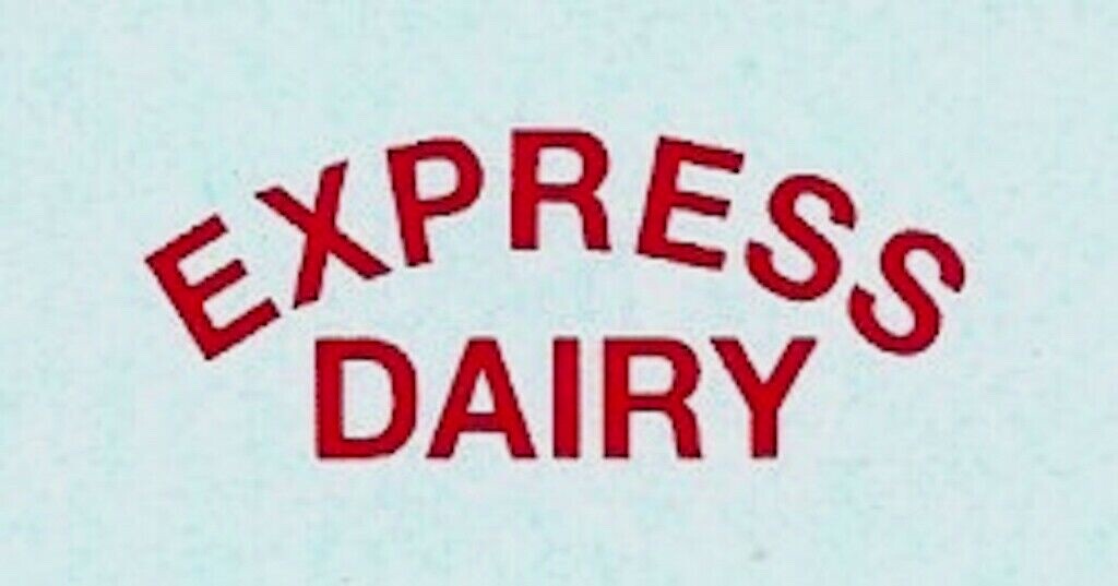 Dinky 490 Dairy Van | EXPRESS DAIRY | Red | Transfer / Decal | eBay UK