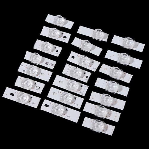 20 X 3V SMD Concave lens Lamp Beads with Optical Lens Fliter for LED TV ...