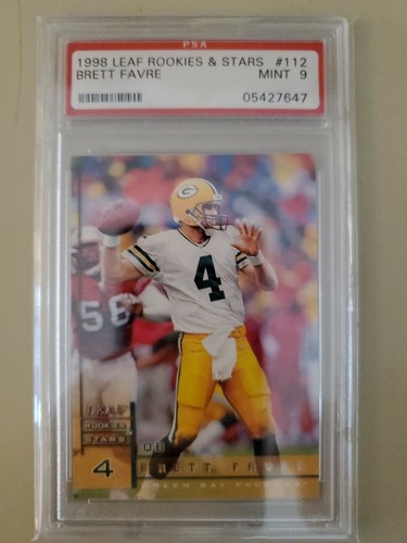 1998 Leaf Rookies Stars Brett Favre #112 PSA 9 | eBay