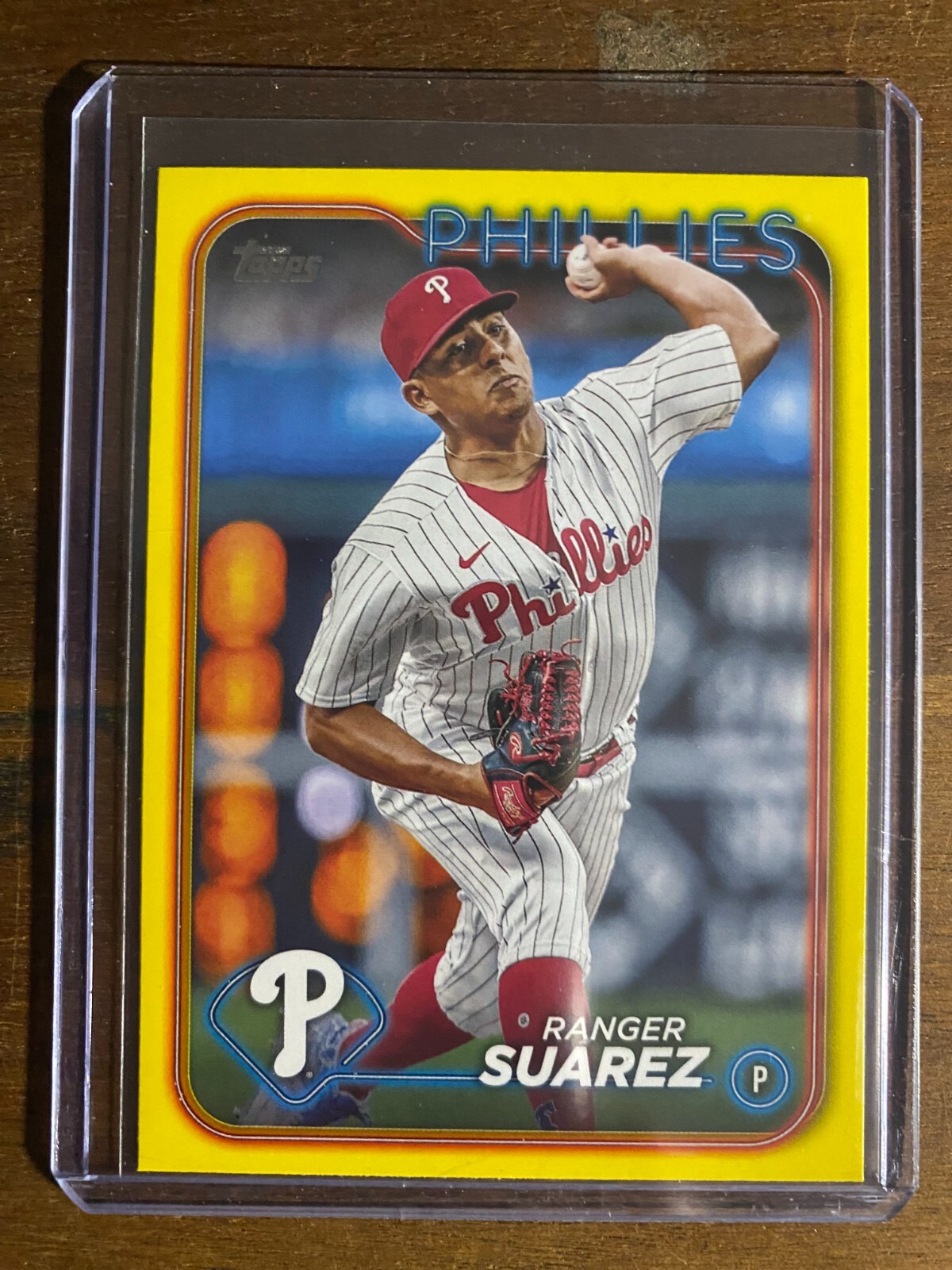 2024 Topps Series 1 Ranger Suarez Yellow Parallel Philadelphia Phillies ...