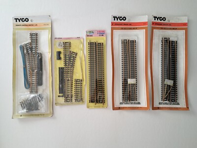 VINTAGE SEALED HO Scale Atlas & Tyco Lot of Brass Track & Snap Switches ...