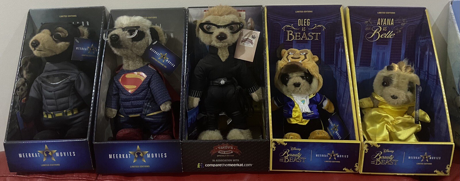 Compare The Market Meerkat Plush Toys Complete Bundle Collection Full ...
