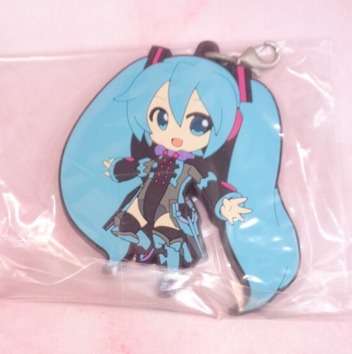 Miku Hatsune Pic-Lil Project Diva VN02 Rubber Strap Keychain Figure ...