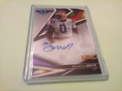 2022 Bowmans Best University Autograph MAASON SMITH LSU Tigers | eBay