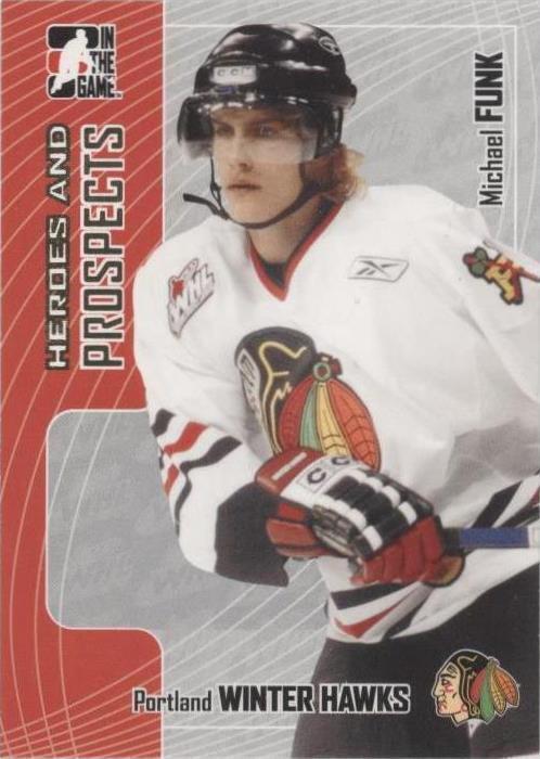 2005-06 In the Game Heroes and Prospects - Michael Funk #320 (RC) for ...