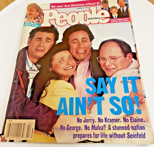People Magazine January 12, 1998 "Say it Ain't So" The End of Seinfeld ...