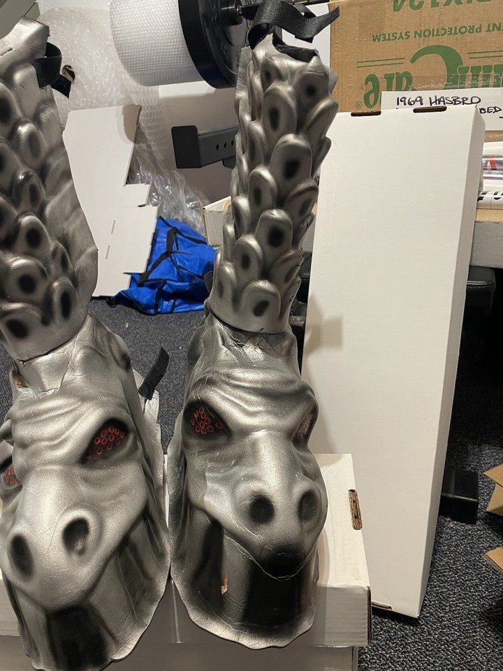 DEMONIA PLATFORM BOOTS SIZE 10 KISS GENE SIMMONS DRAGON COVERS FREE ...