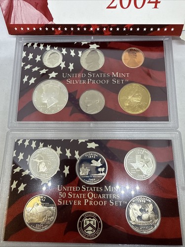 2004 US Mint Silver Proof Set – 11 Coins – w/Original USMint COA | eBay