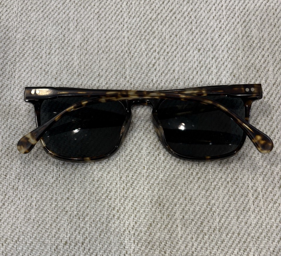 RAEN Wiley Brindle Tortoise Frames Gray Polarized Lens Sunglasses 54 19 ...
