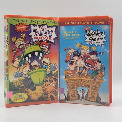 Rugrats VHS Bundle -The Rugrat's Movie- -Rugrat's In Paris The Movie ...