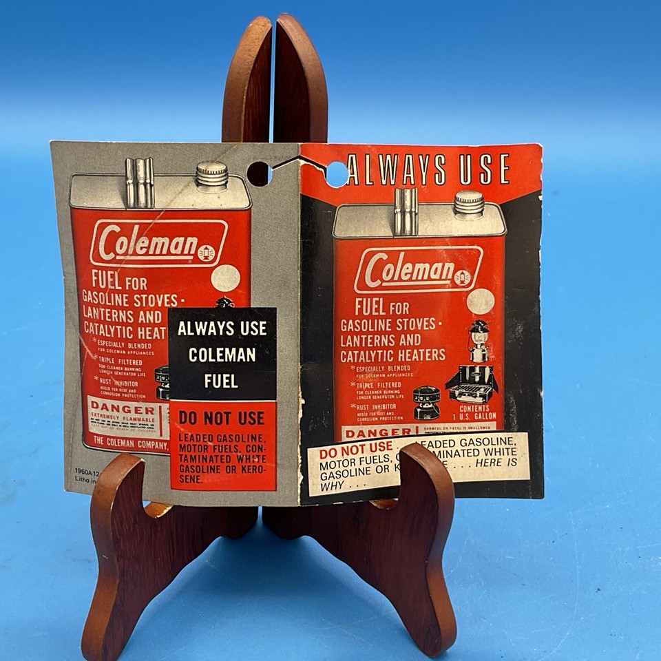 Coleman Lantern Hang Tag | eBay